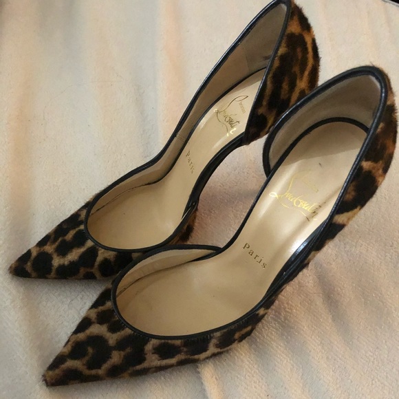 Christian Louboutin | Shoes | Christian Loubouin Red Bottoms Leopard ...